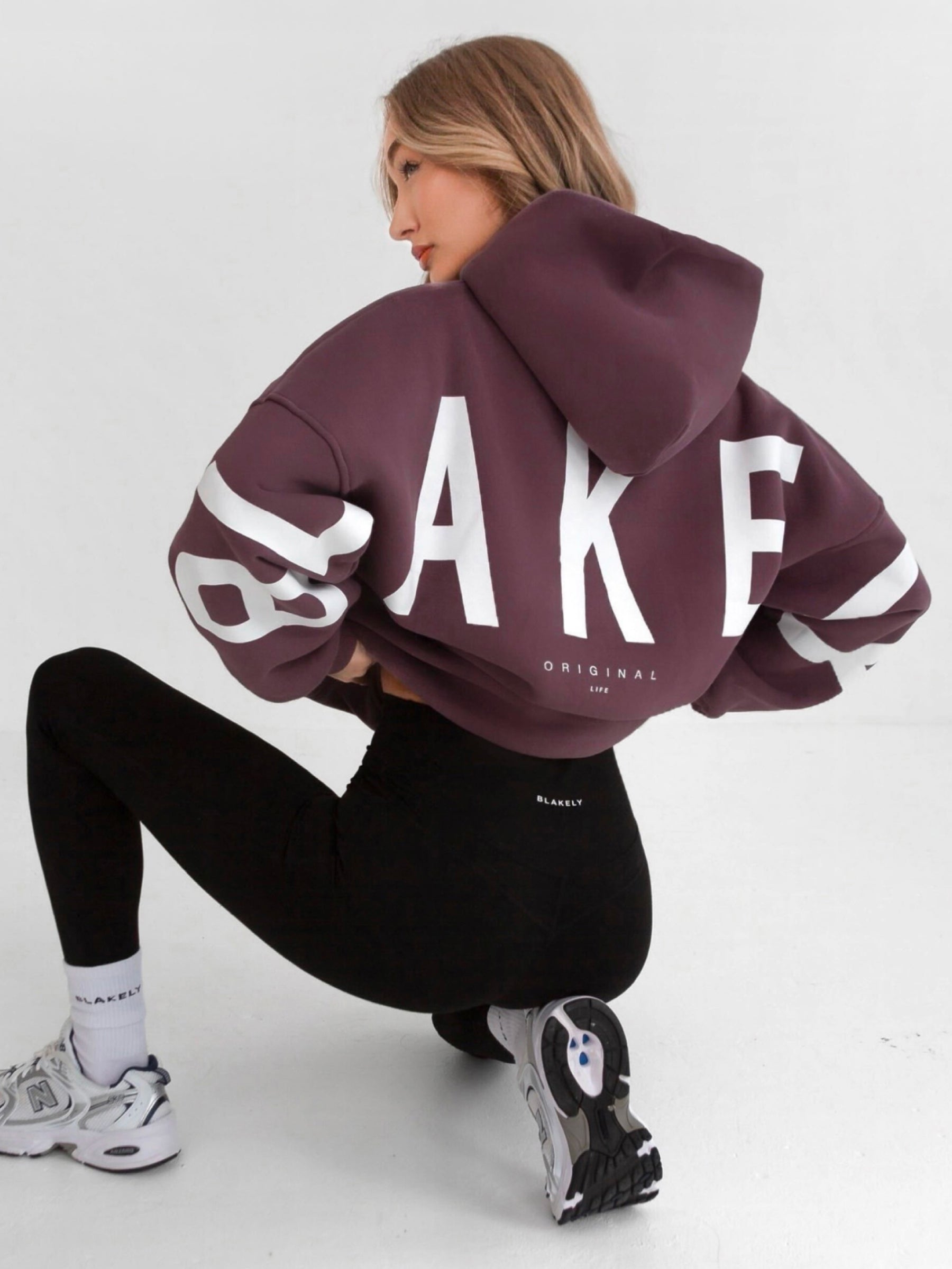 Buy Blakely Light Plum Isabel Oversized Hoodie | Free delivery on ...