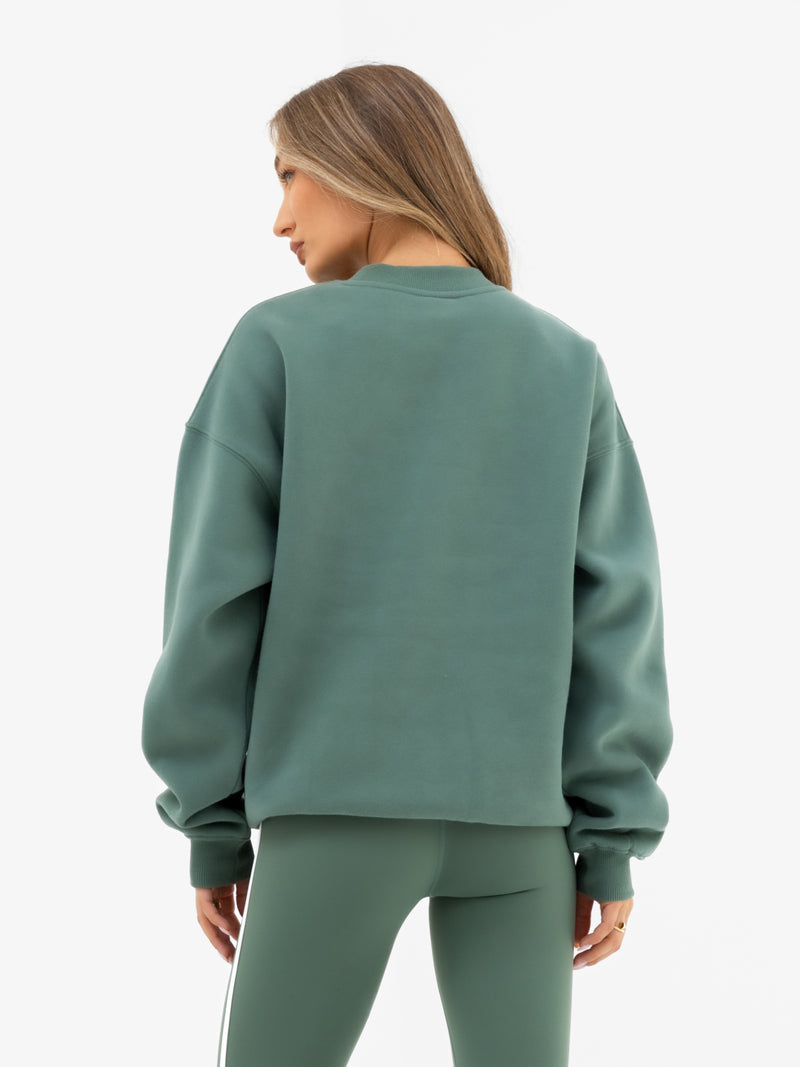 Buy Blakely Womens Vintage Green Jada Oversized Sweater | Free delivery ...