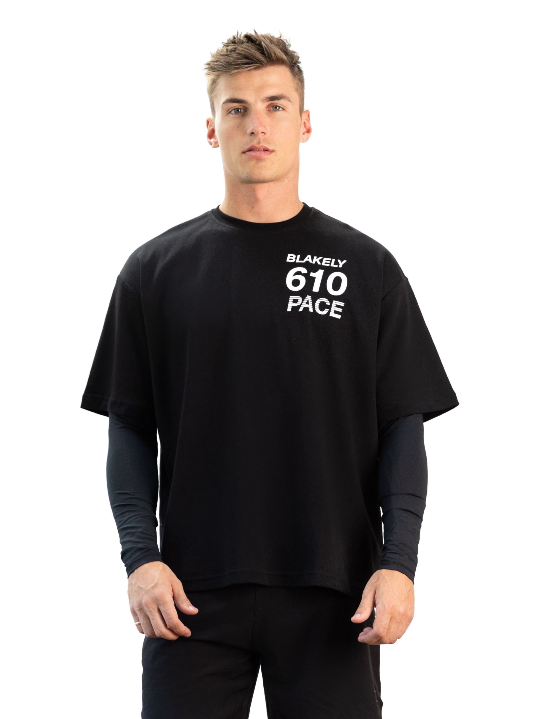 Buy Blakely Black Pacer 610 Unfitted T-Shirt | Free delivery on orders ...