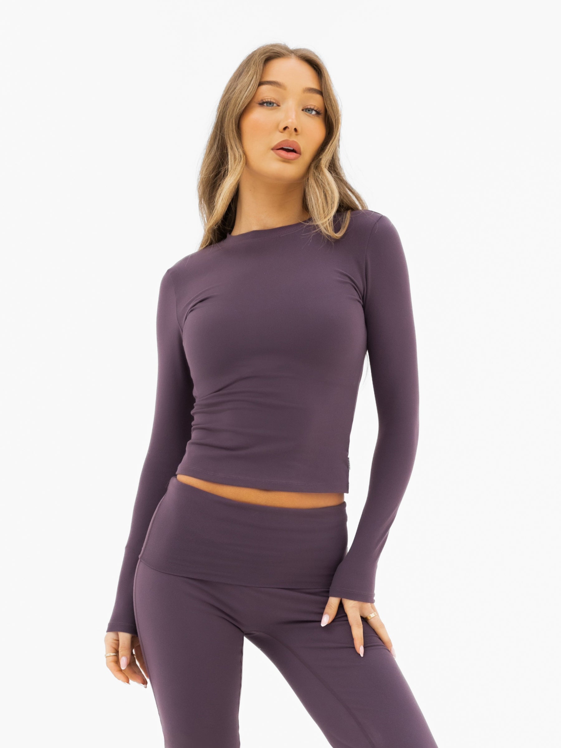 Buy Blakely Womens Plum Lucia Long Sleeve Top | Free delivery on orders ...