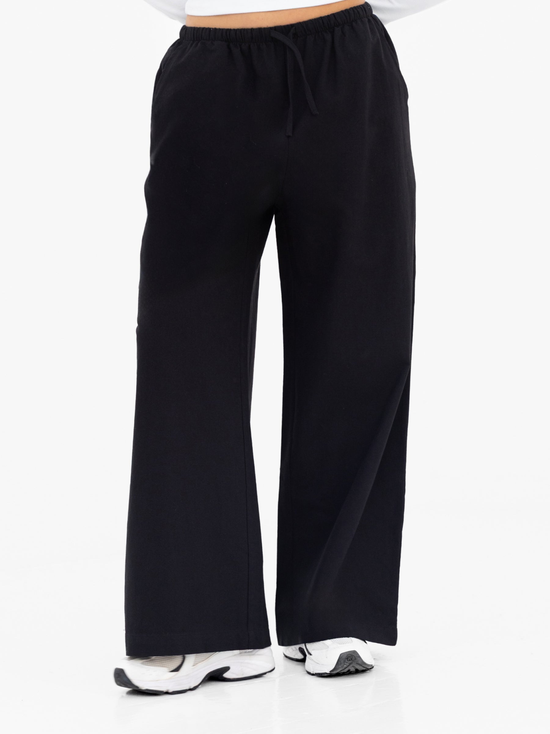 Buy Blakely Womens Black Maya Wide Leg Trousers | Free delivery on ...