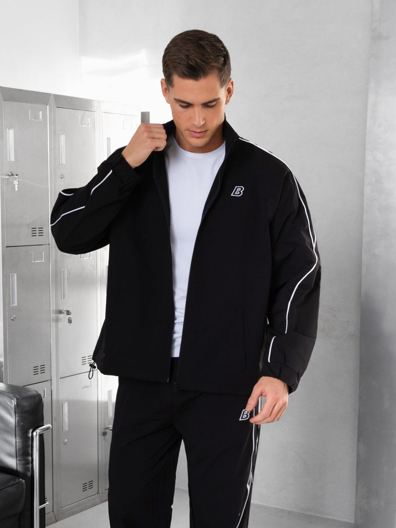Buy Blakely Mens Black Track Jacket | Free delivery on orders over $199 ...