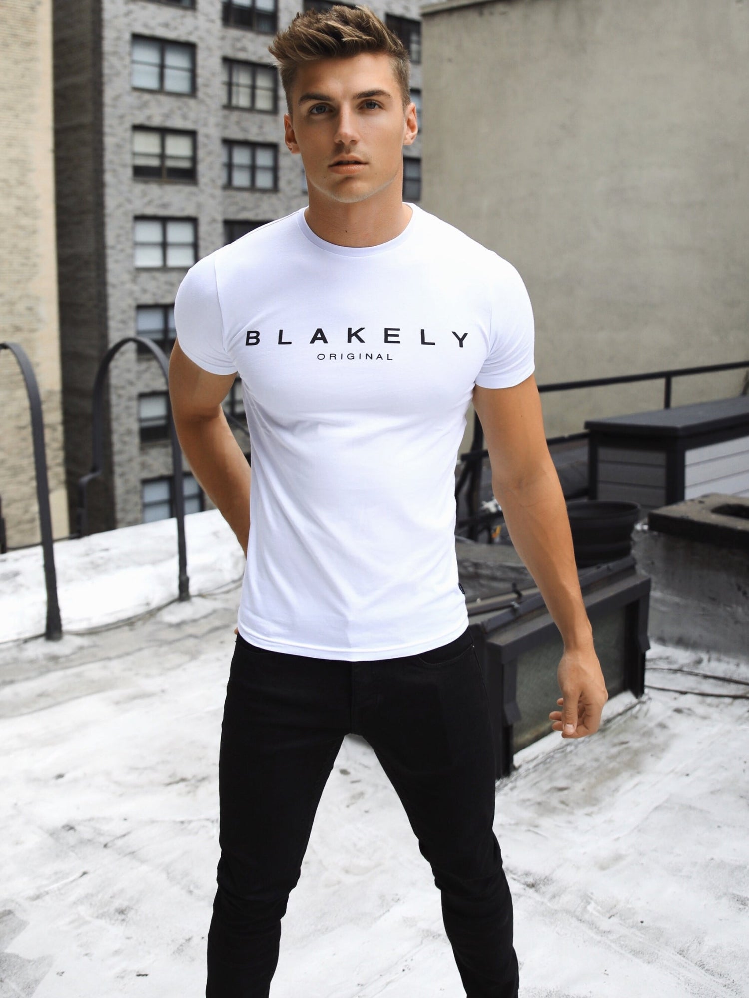 Buy Blakely White Whitestone Mens T-Shirt | Free Shipping on Orders ...
